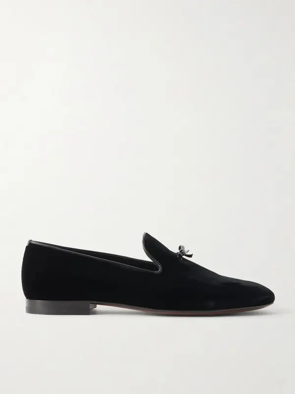 TOM FORD Scott Velvet Loafers - Black