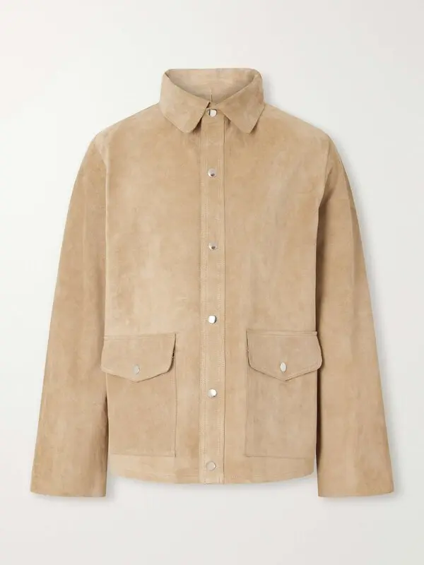 FORTELA Welder Suede Jacket - Beige