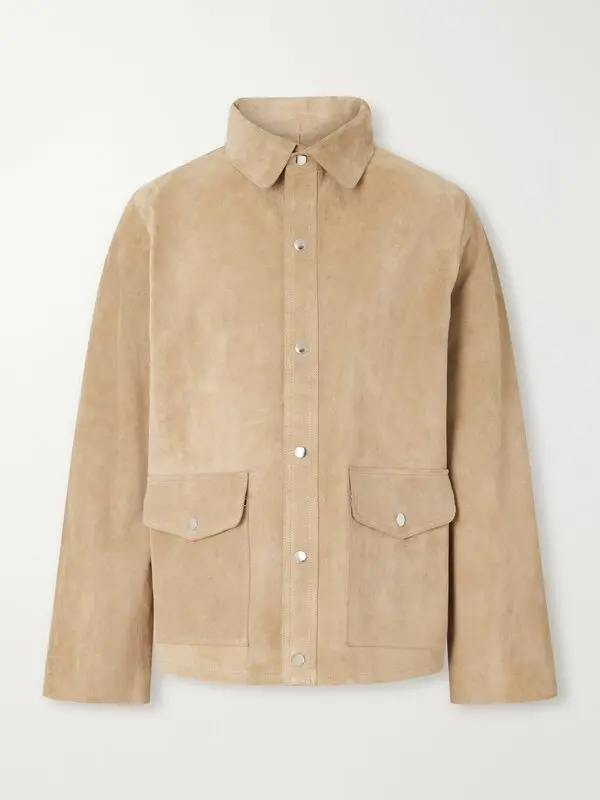 FORTELA Welder Suede Jacket - Neutrals