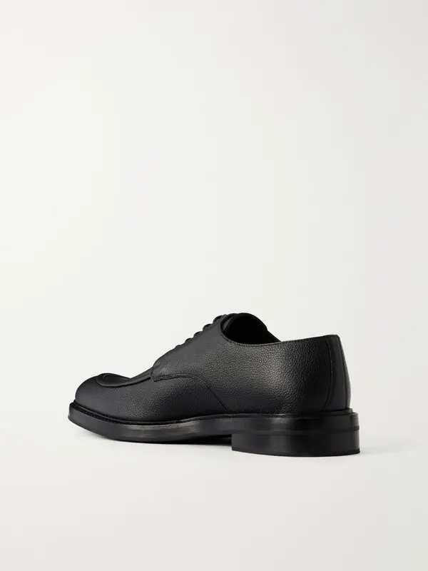 Manolo Blahnik Leather Derby Shoes