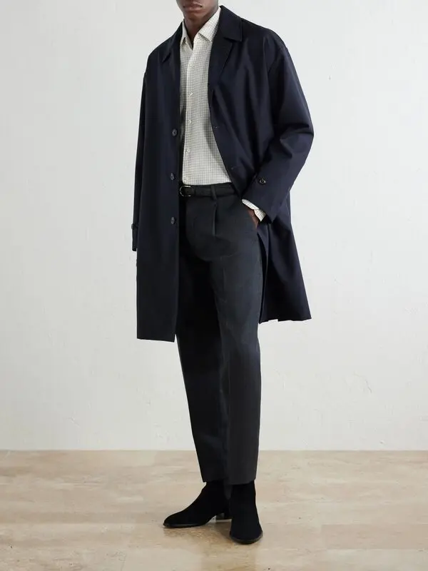 Zegna Straight-leg Wool And Cashmere-blend Trousers