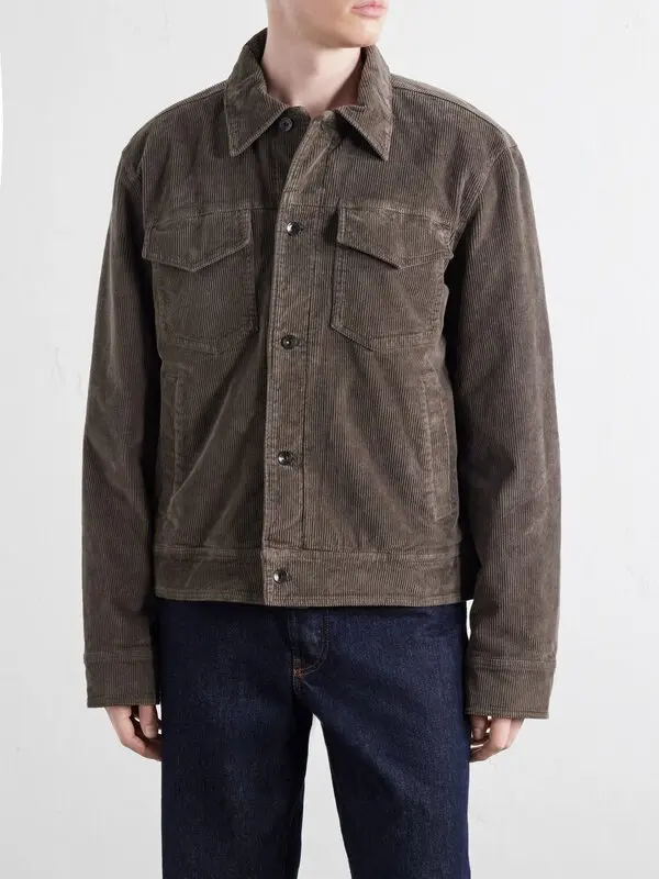 Rag & Bone Stretch-cotton Corduroy Jacket - Brown