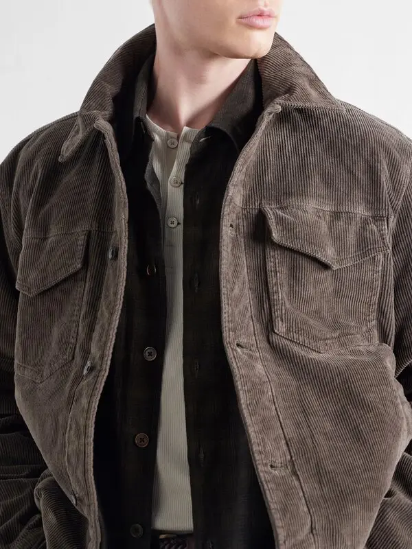 Rag & Bone Stretch-cotton Corduroy Jacket - Brown