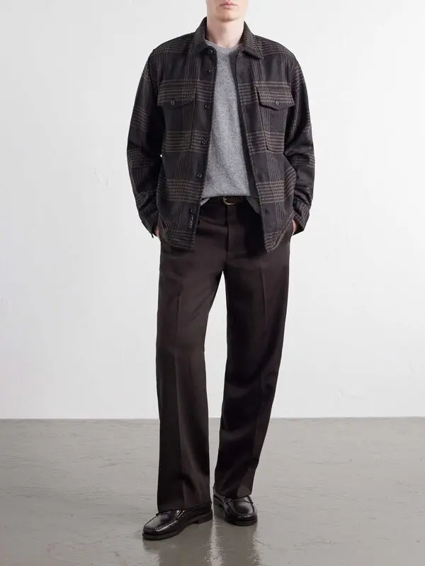 Rag & Bone Austin Prince Of Wales Wool-blend Overshirt