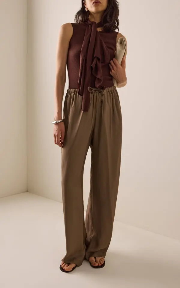 LEMAIRE Asymmetrical Jersey Knit Vest