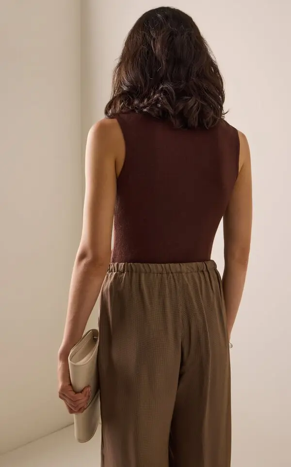 LEMAIRE Asymmetrical Jersey Knit Vest