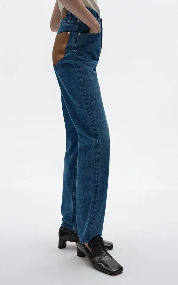 Bottega Veneta Rigid High-rise Straight-leg Jeans