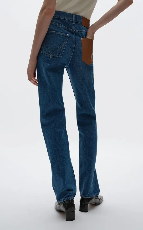 Bottega Veneta Rigid High-rise Straight-leg Jeans