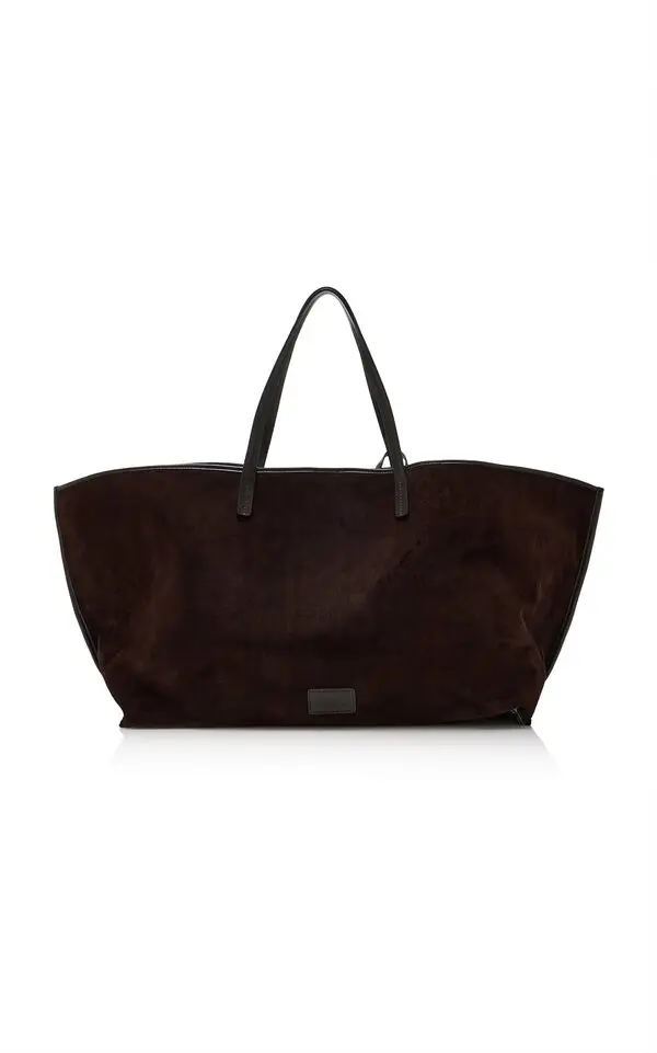 Staud Christos Large Suede Tote Bag