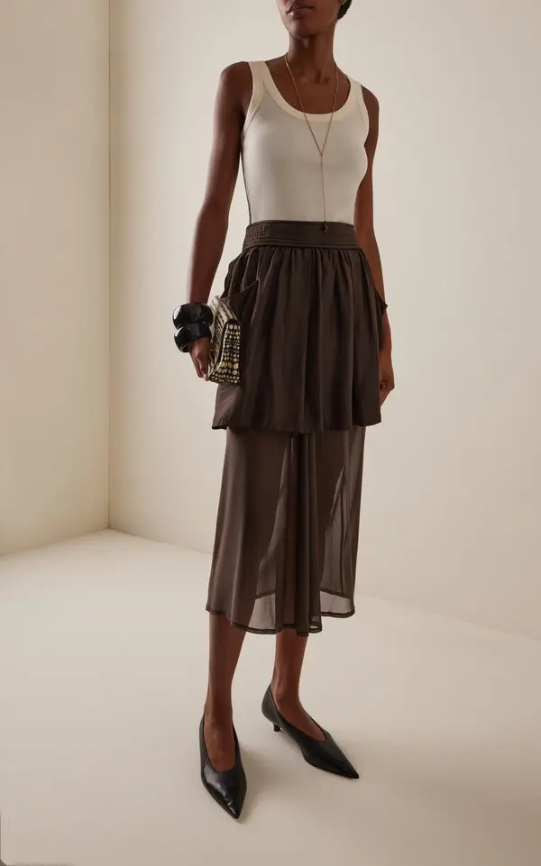LEMAIRE Ribbed Cotton Tank Top