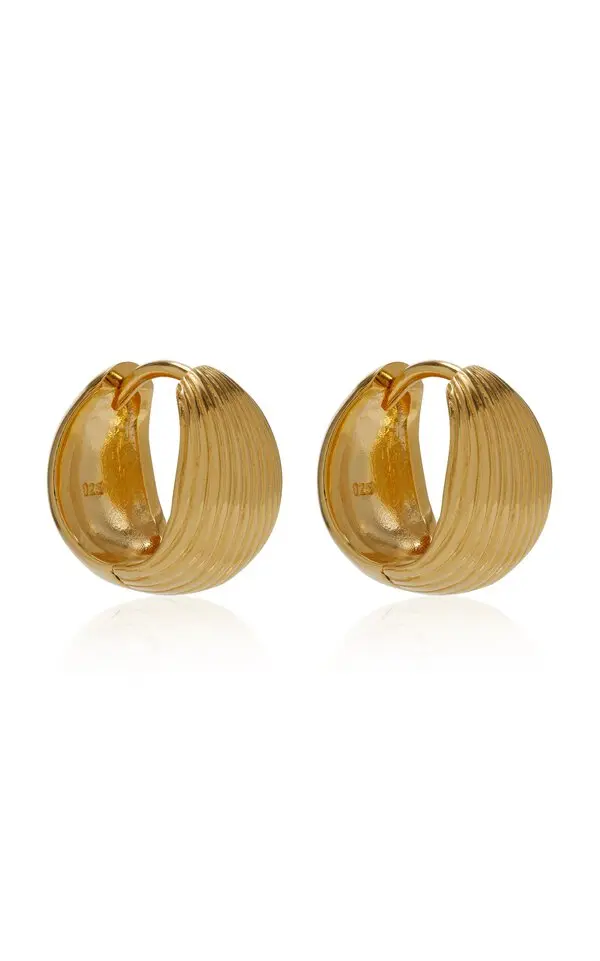 SOPHIE BUHAI Reversible Hinged Vermeil Hoops