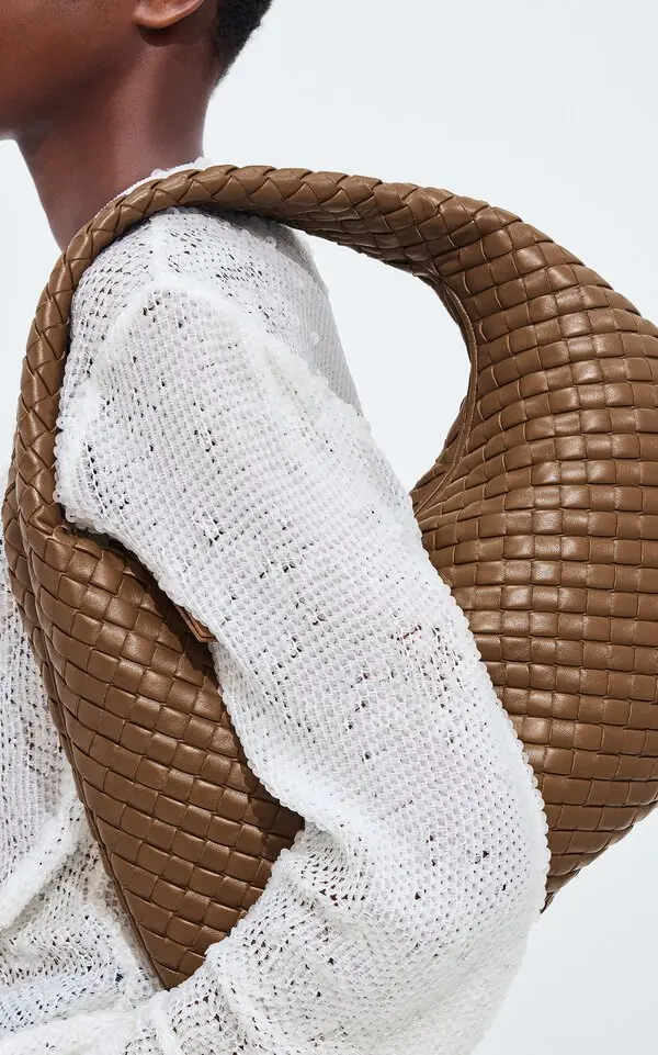 Bottega Veneta Intrecciato Leather Hobo Bag