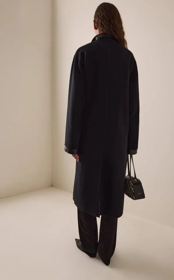 Lafayette 148 New York Belted Cashmere A-line Coat