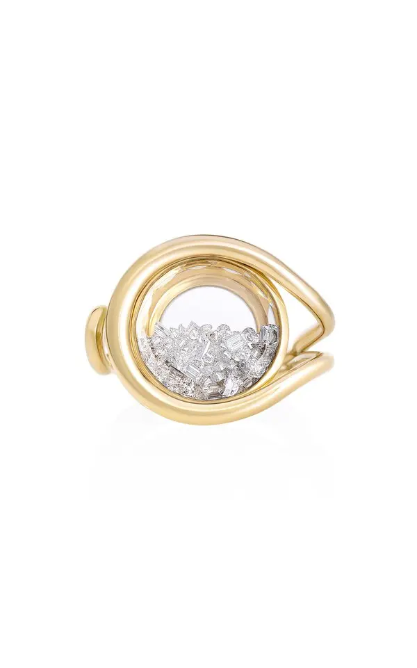 Moritz Glik 18k Yellow Bote Open Ring