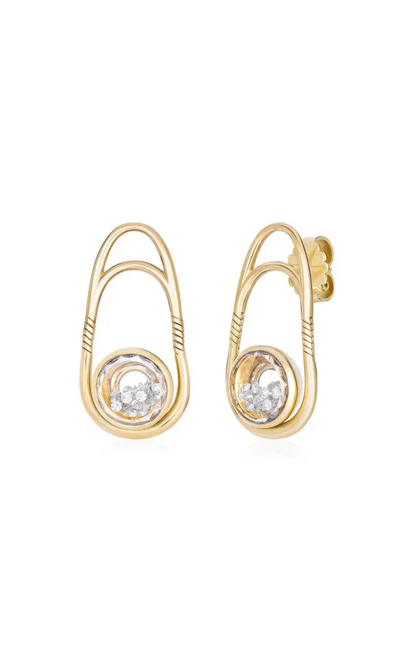 Moritz Glik 18k Yellow Guizo Earrings