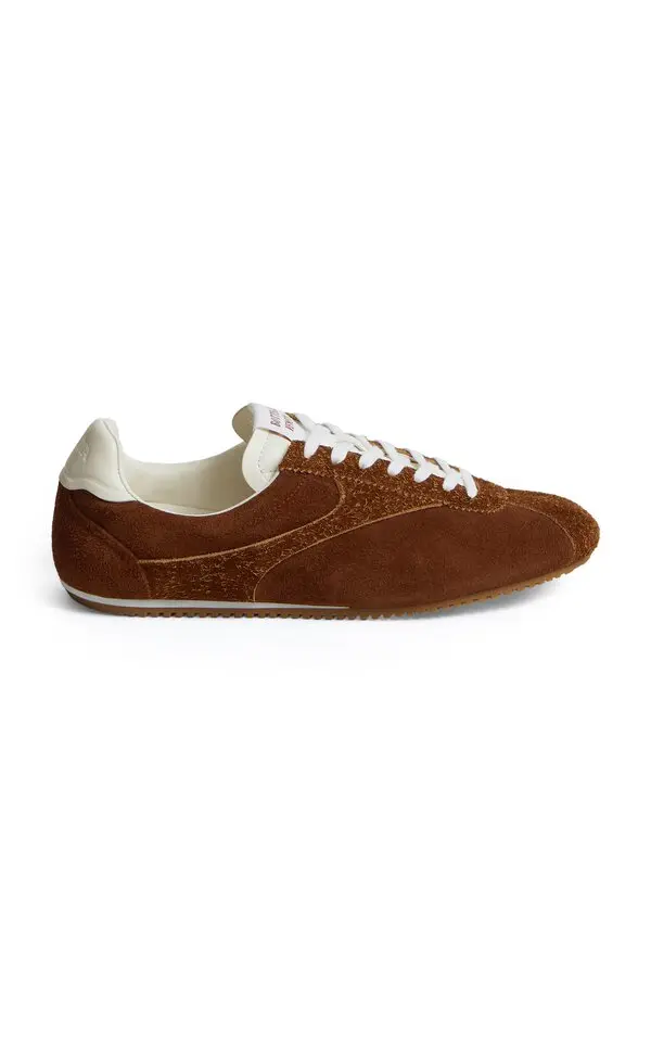 Bottega Veneta Shot" Suede Sneakers - Brown