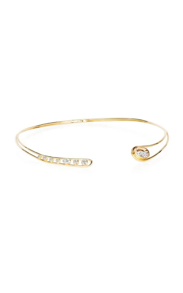 Moritz Glik 18k Yellow Cascavel Choker Necklace Petite