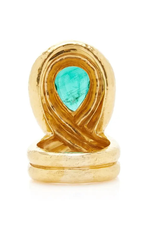 STEPHEN RUSSELL 18k Yellow Gold Emerald Ring