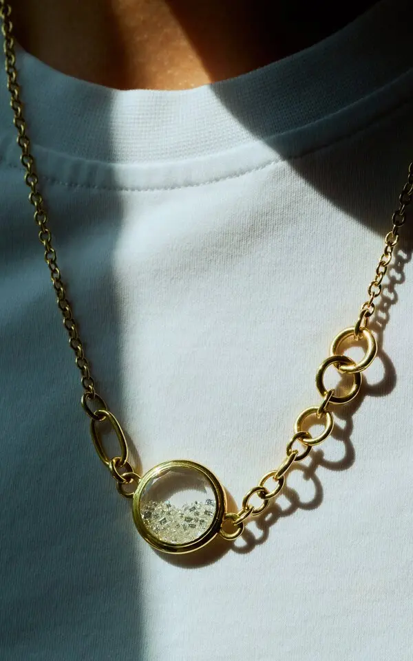 Moritz Glik 18k Yellow Curso Lariat Necklace