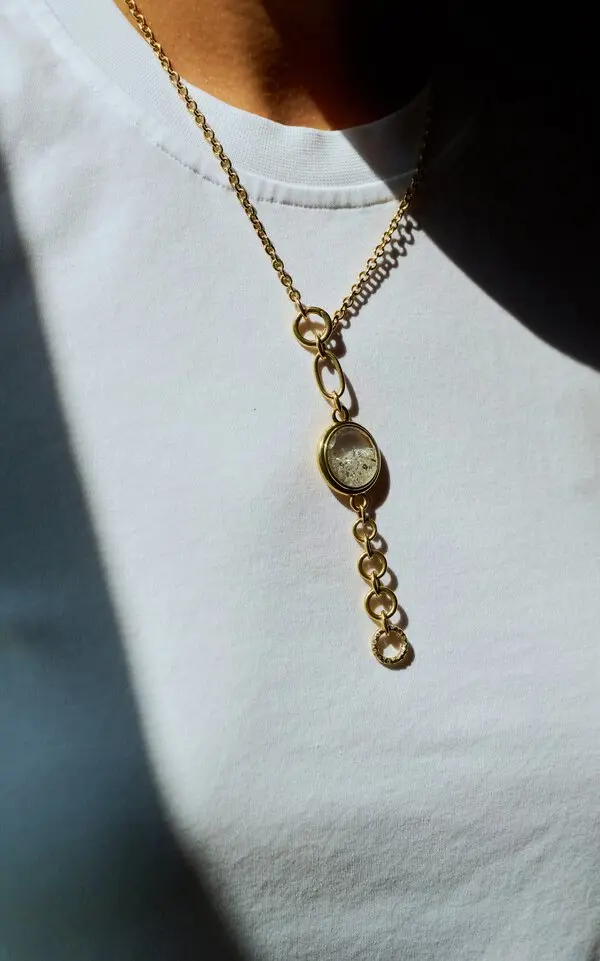 Moritz Glik 18k Yellow Curso Lariat Necklace
