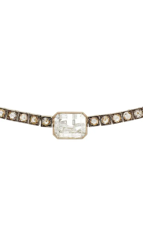 Moritz Glik 18k Yellow / 18k Palladium Grey Lume Revierie Necklace