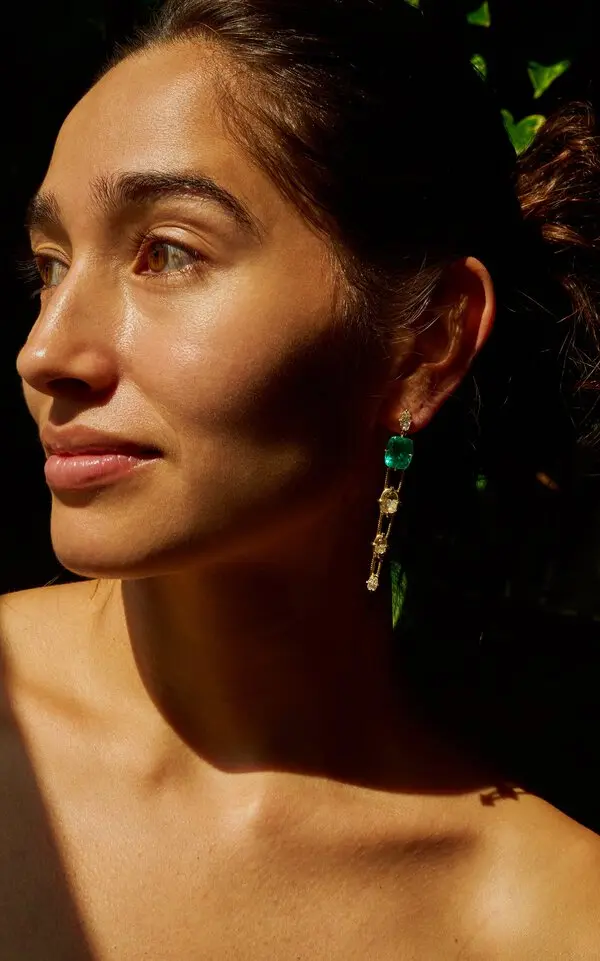 Moritz Glik 18k Yellow Gold Ita Earrings