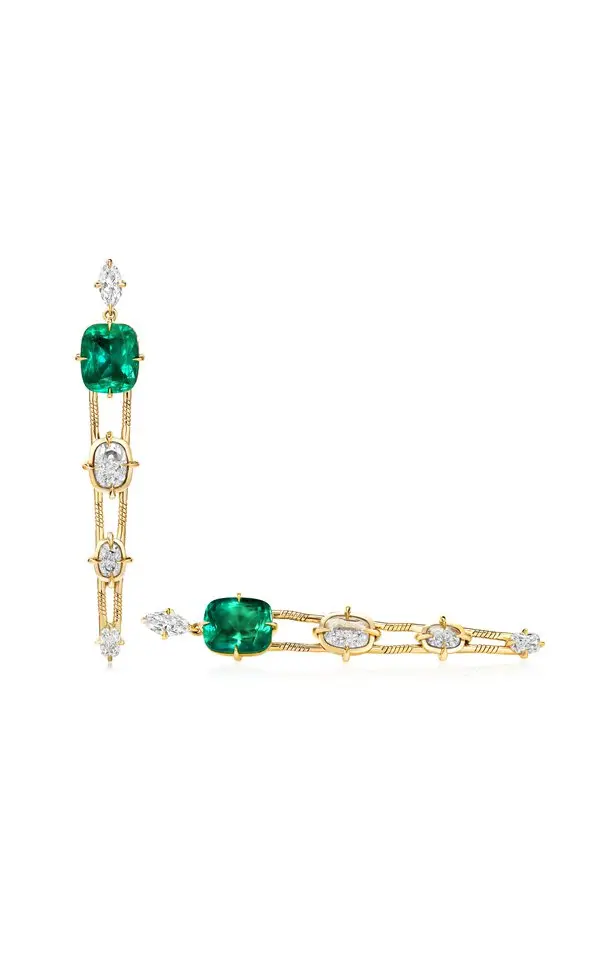 Moritz Glik 18k Yellow Gold Ita Earrings