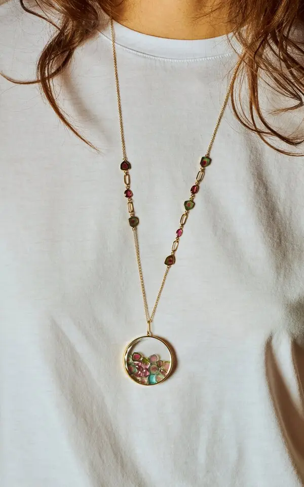 Moritz Glik 18k Yellow Gold Melancia 38 Necklace