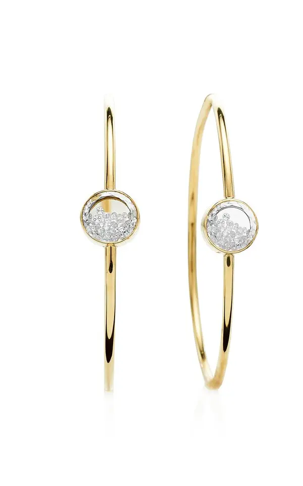 Moritz Glik 18k Yellow Aro 50 Hoop Earrings