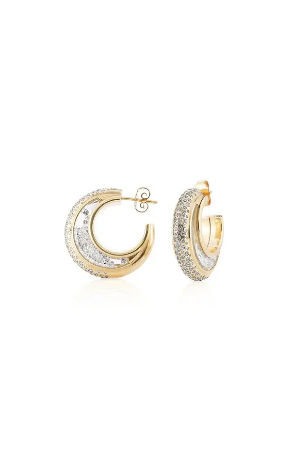 Moritz Glik 18k Yellow Artemis Gala Earrings