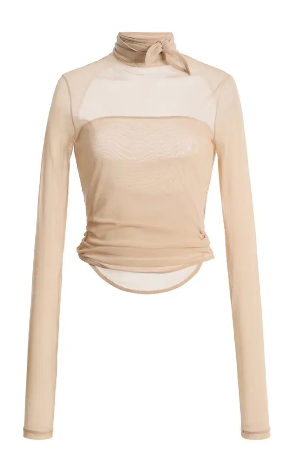LEMAIRE Ballerina Tulle Scarf Top