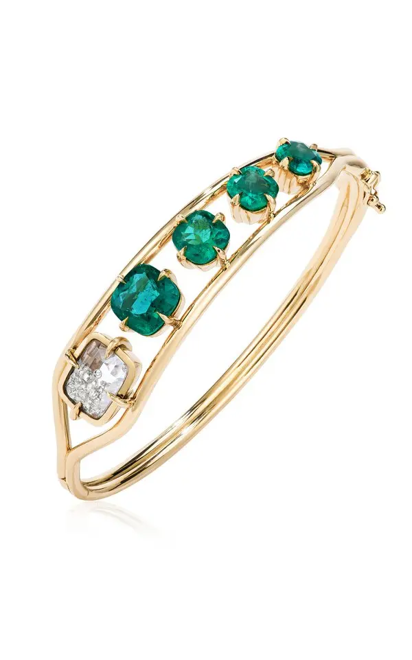 Moritz Glik 18k Yellow Gold Ita Bangle