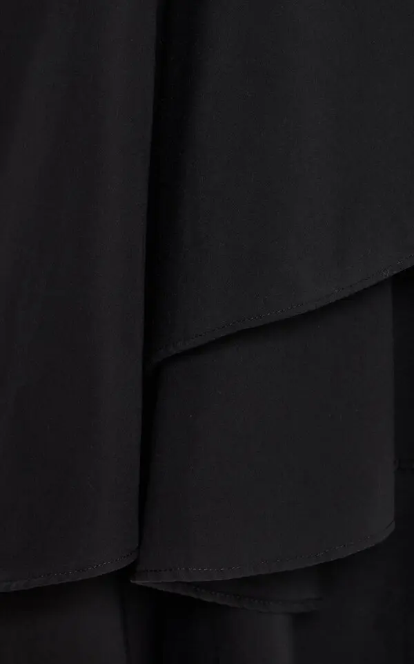 Co Asymmetric Cotton Poplin Full Skirt