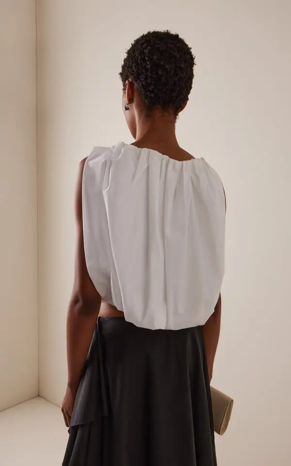 Co Bubble Cotton Poplin Top