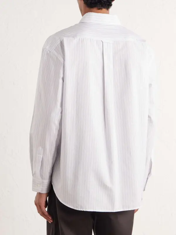 De Bonne Facture Architect Striped Cotton-poplin Shirt