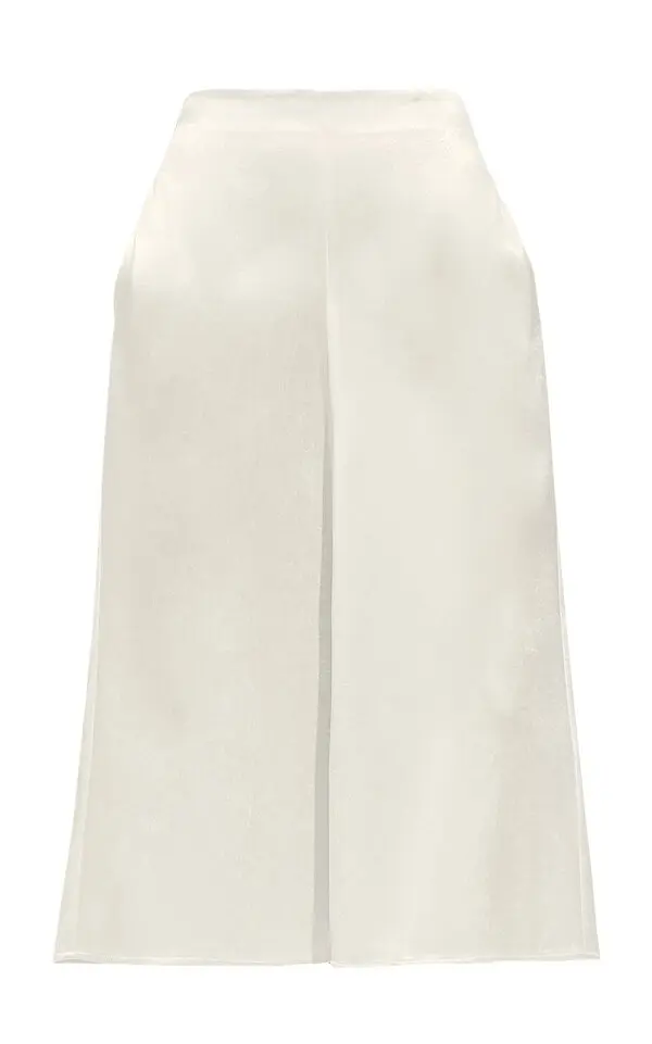 Bottega Veneta Satin Midi Slip Skirt