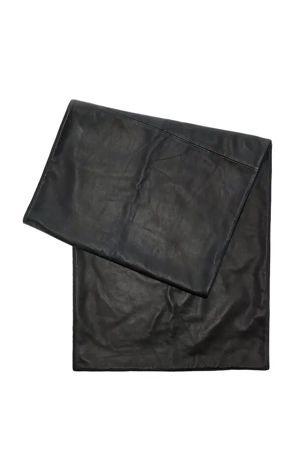 TOTEME Wide Leather Scarf