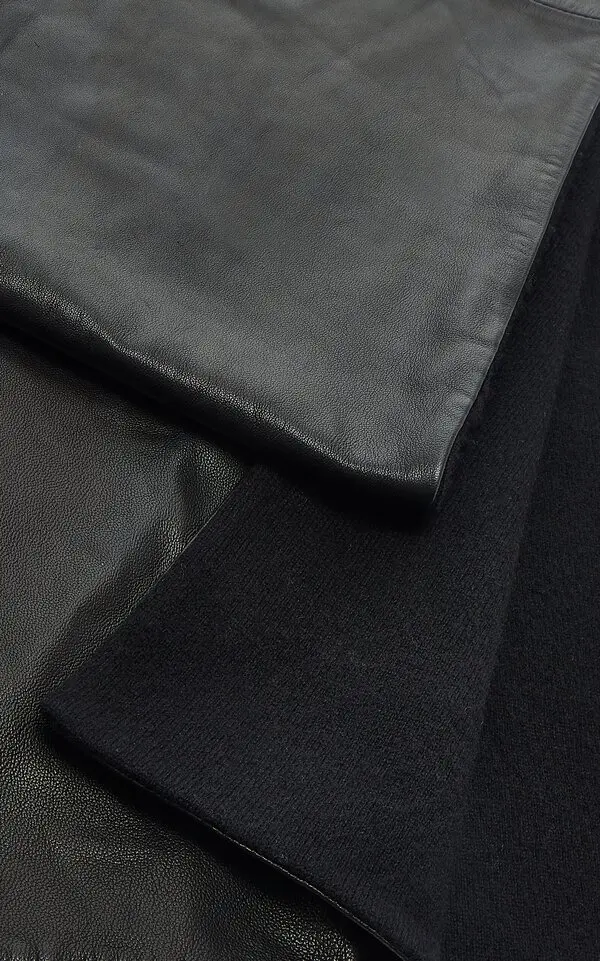 TOTEME Wide Leather Scarf