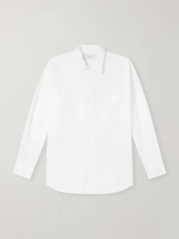 GRAPHPAPER Cotton-poplin Shirt - White