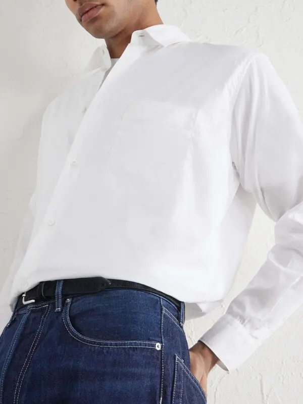 GRAPHPAPER Cotton-poplin Shirt
