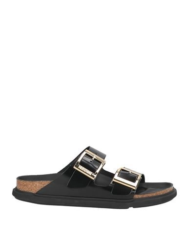 BIRKENSTOCK Sandals Size Leather - Black