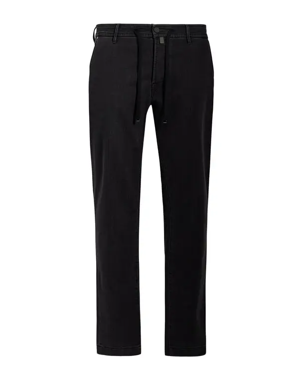 JACOB COHЁN Pants Charcoal Size Cotton, Polyester, Elastane