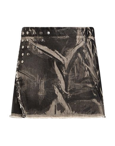 Rick Owens Denim Skirt Size Cotton - Grey