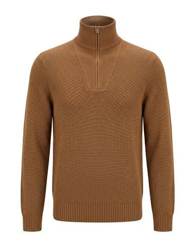 GRAN SASSO Turtleneck Camel Size Virgin Wool - Beige