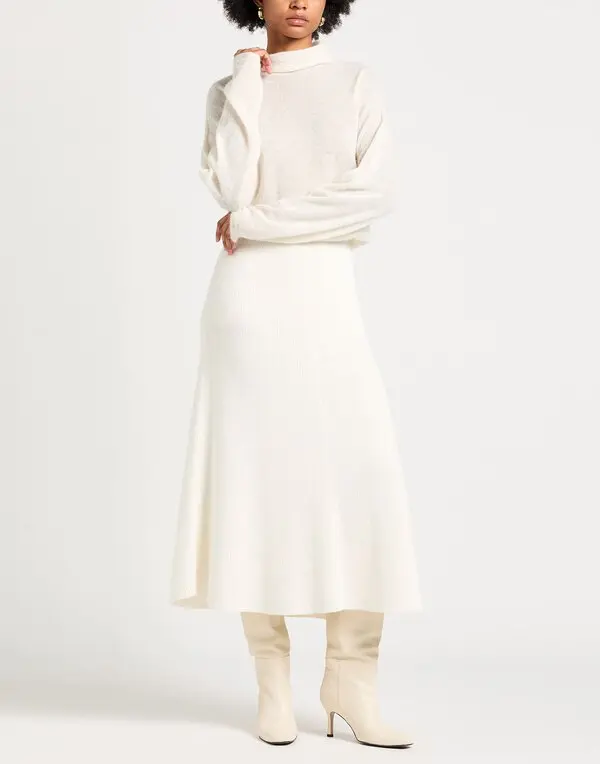 SEMICOUTURE Turtleneck Cream Size Alpaca Wool, Polyamide, Virgin Wool