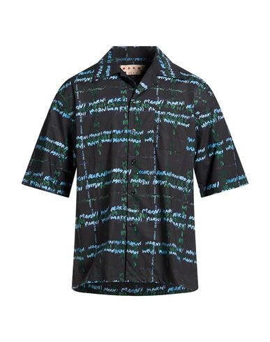 Marni Shirt Ivory Size Cotton - Black