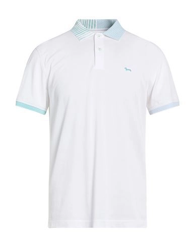 HARMONT & BLAINE Polo Shirt Size Cotton - White