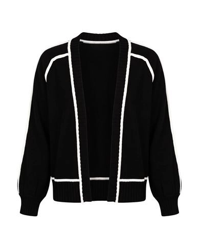 CARLA G. Cardigan Size Viscose, Polyester, Polyamide - Black