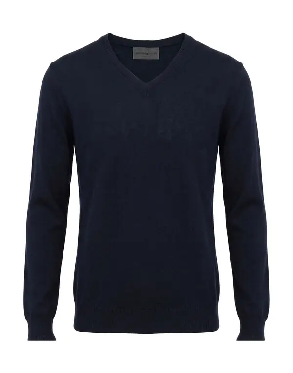 Emporio Armani Sweater Midnight Size Virgin Wool