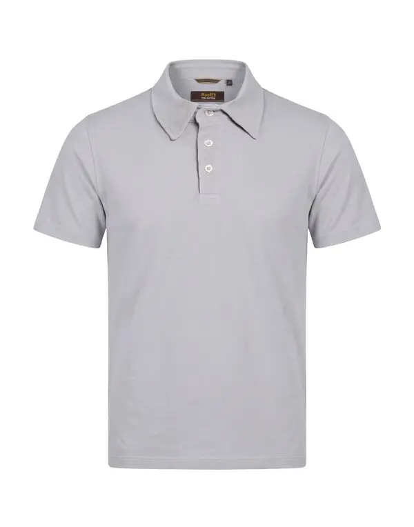 MOORER Polo Shirt Size Cotton, Elastane